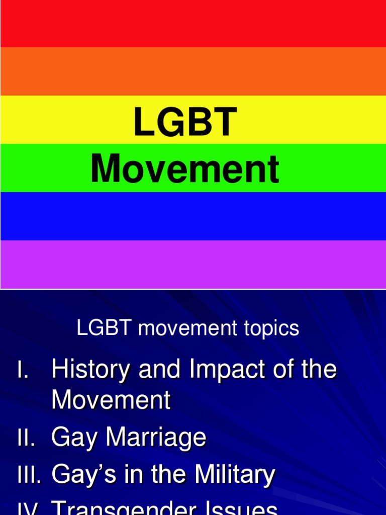 LGBT Powerpoint | PDF | Homosexuality | Transgender