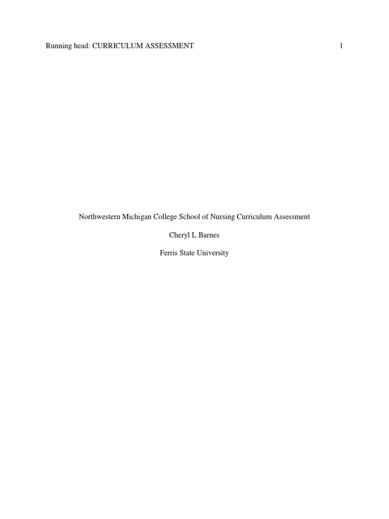 Nmc Nursing Curriculum Assessment Pdf Nursing Evidence Based Medicine