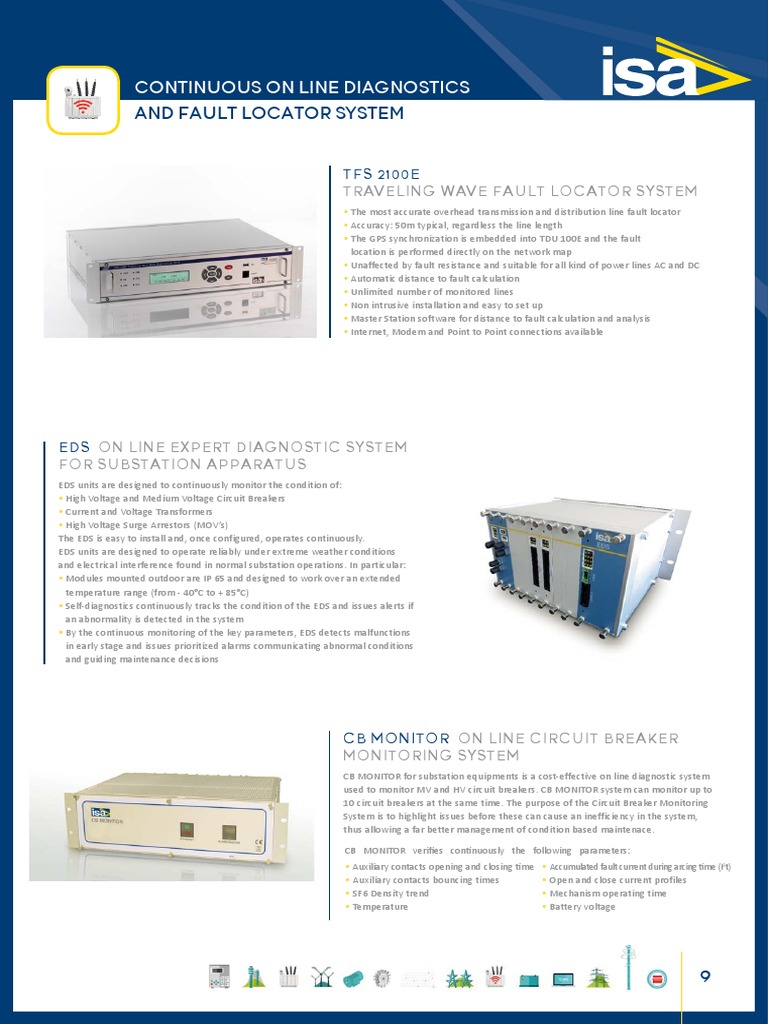 And Fault Locator System: Continuous On Line Diagnostics | PDF ...