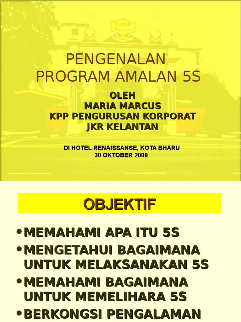 Pengenalan Program 5s | PDF
