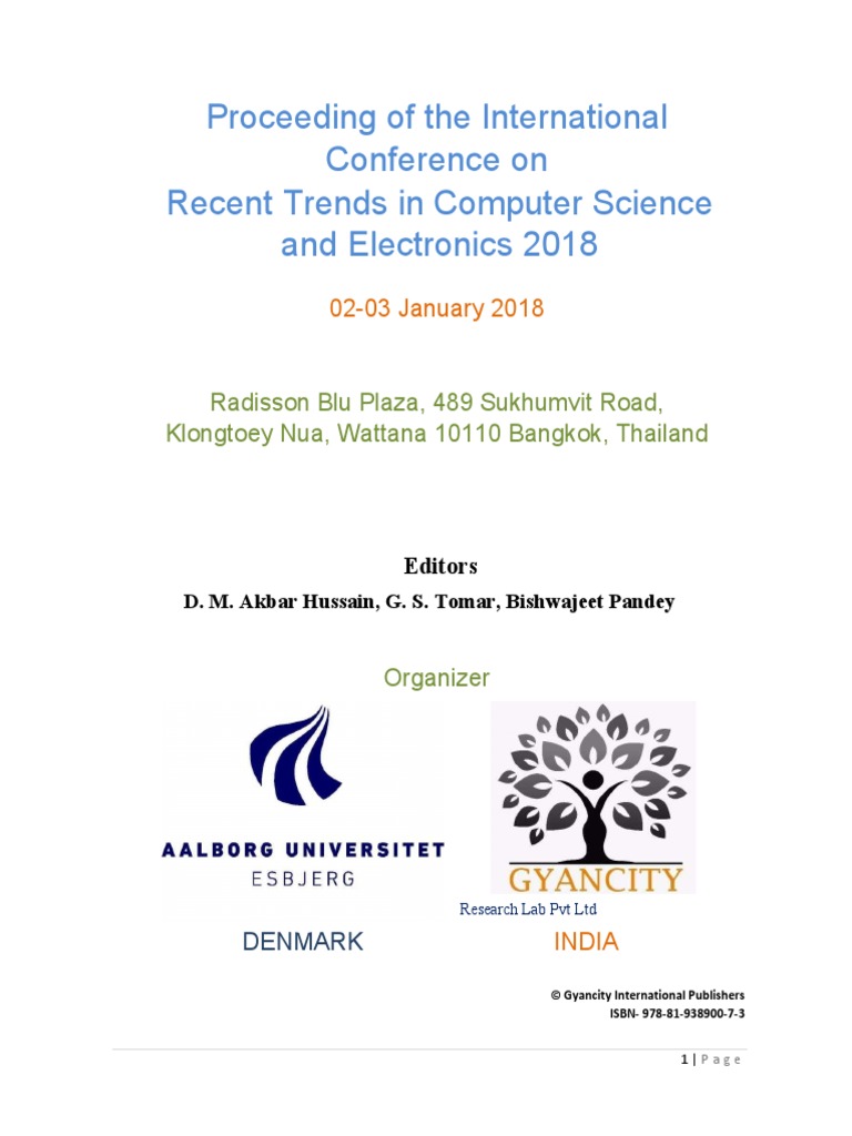 4th International Conference On Recent Trends in Computer Science and ...