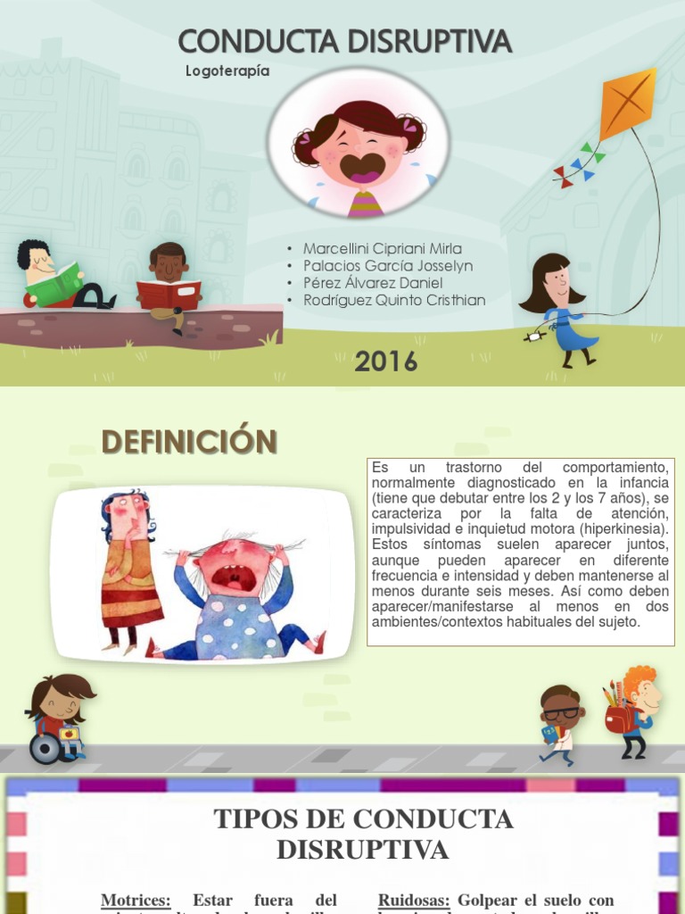 Conducta Disruptiva Pdf Comportamiento Psicoterapia