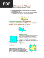 Trabajo de Investigación Teorema de Pitagoras | PDF | Prueba matemática ...