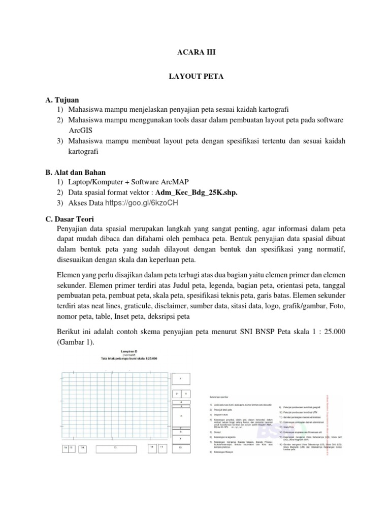 Acara 3 Layout Peta | PDF