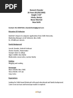 Marriage Biodata Doc Word Formate Resume | PDF | Bangladesh