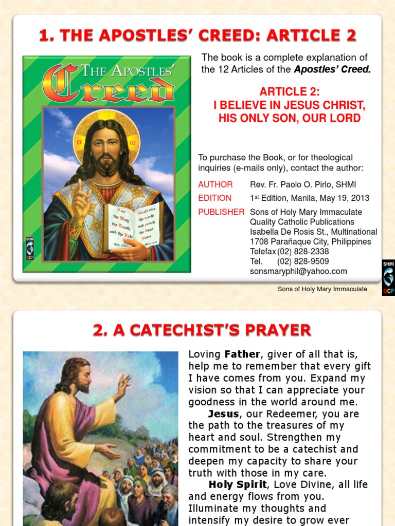 creed article 2.ppsx | Christology | Incarnation (Christianity)