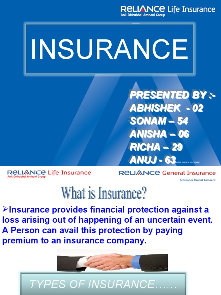 Reliance Insurance | PDF | Insurance | Vehicle Insurance