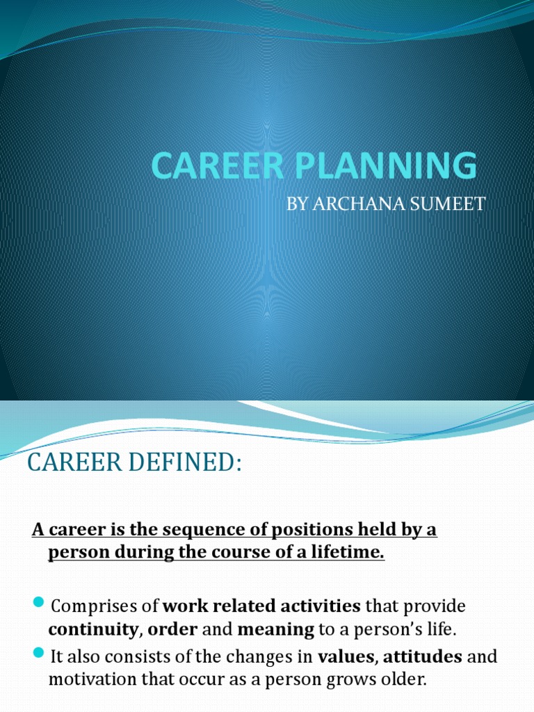 Career Planning: Goals and Strategies | PDF | Human Resources | Goal