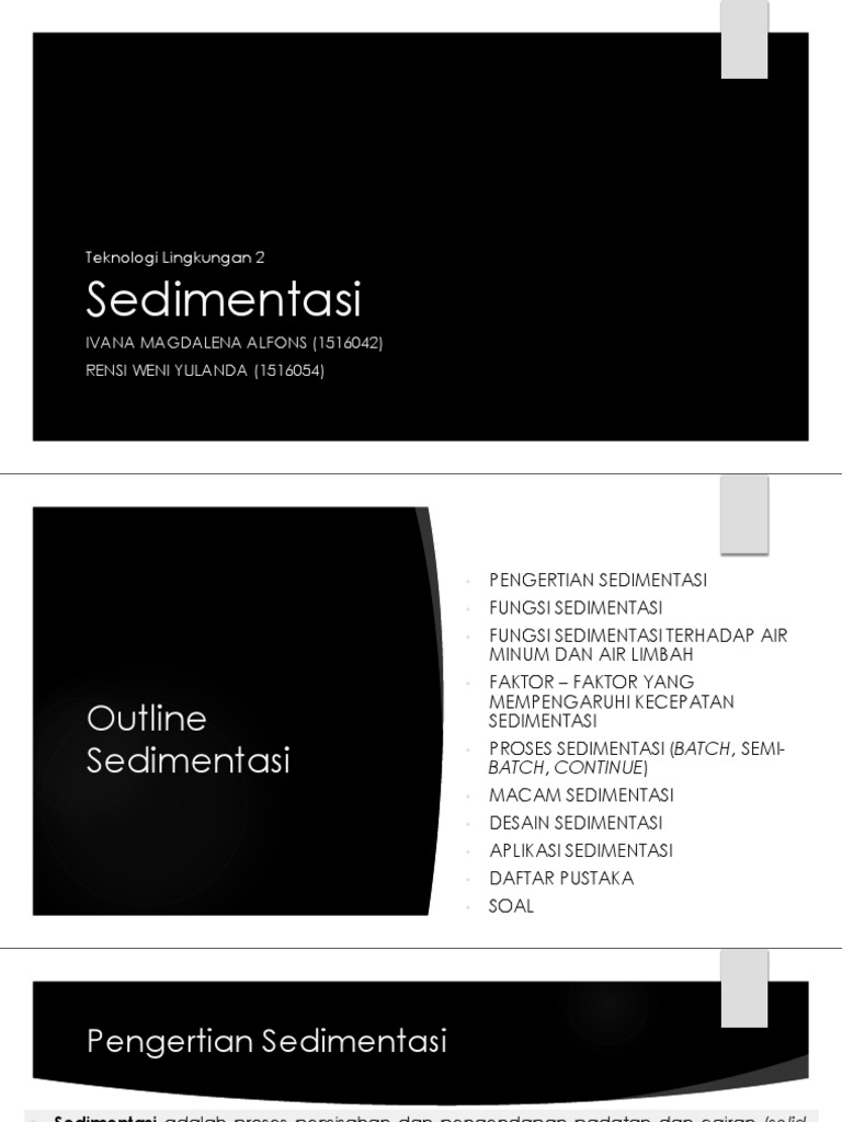 Sedimentasi | PDF