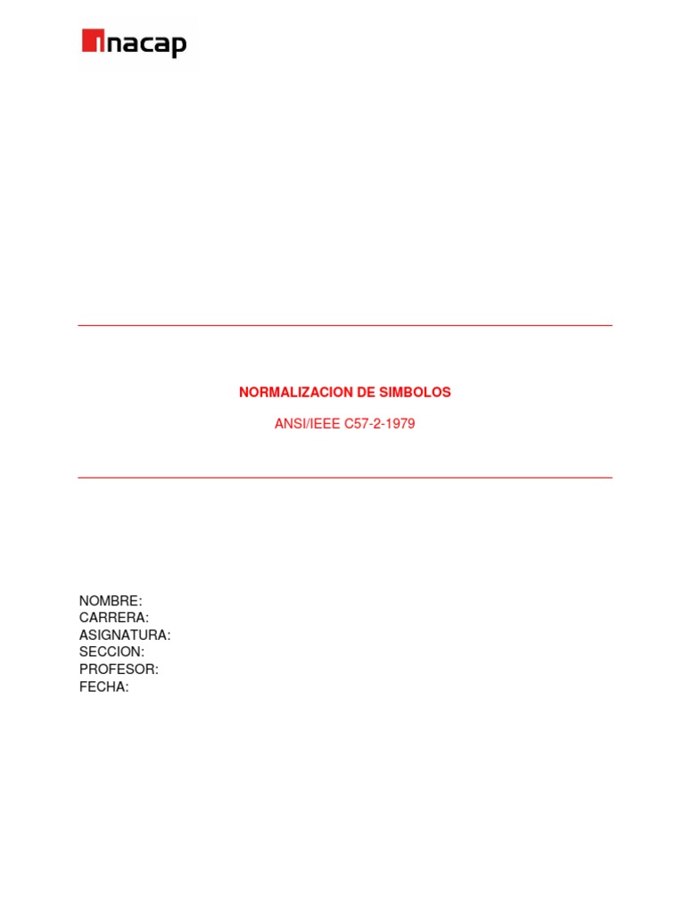 Numeracion ANSI IEEE | PDF | Relé | Corriente eléctrica