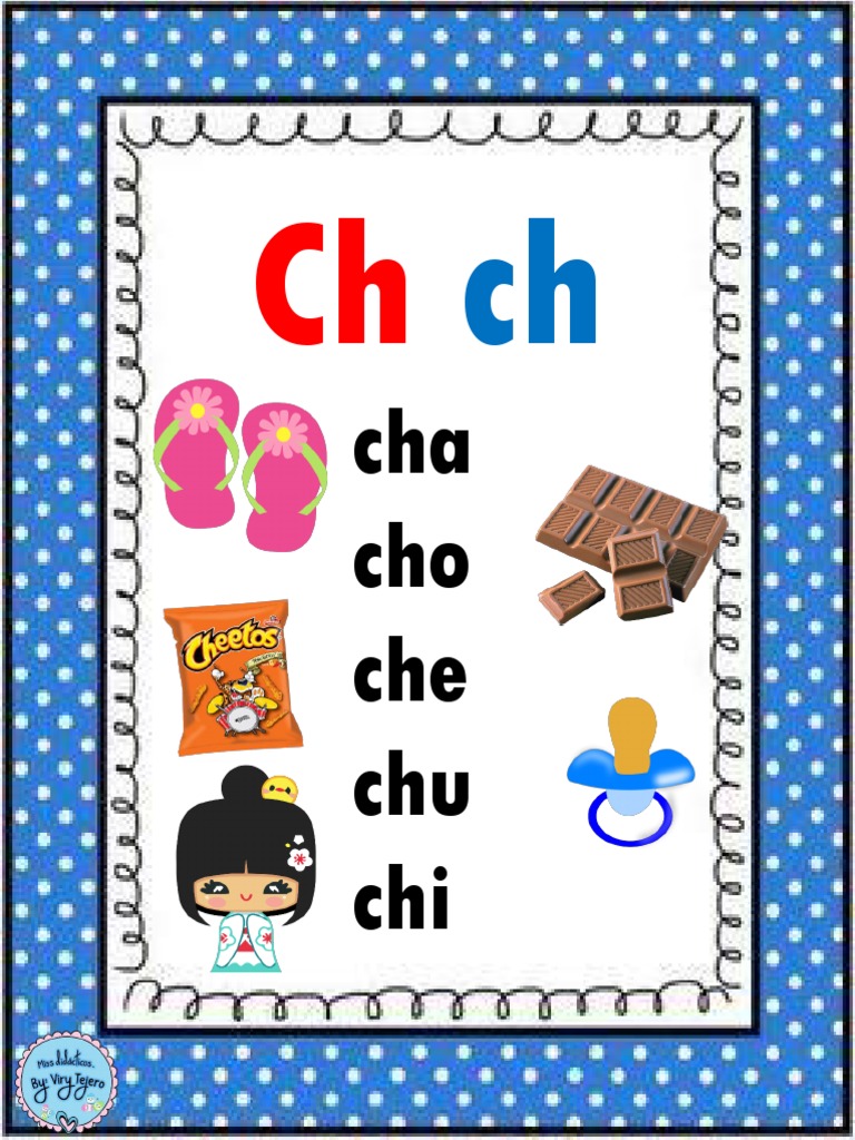 Silabario de la letra ch | PDF