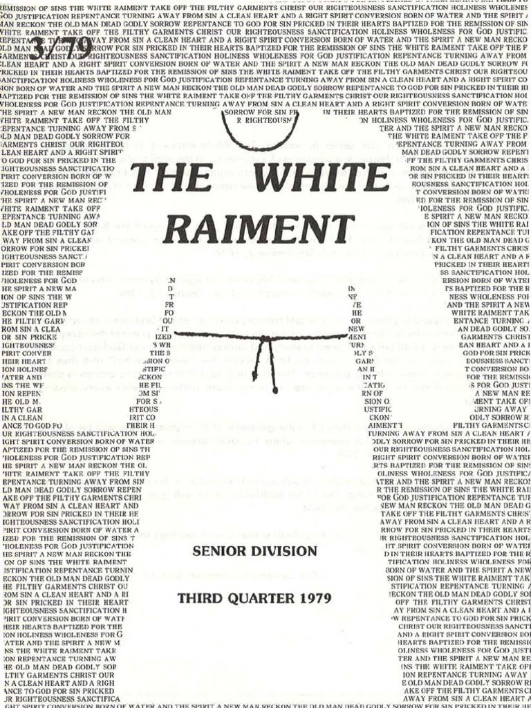 THE White Raiment: Senior Division | PDF | Ten Commandments ...