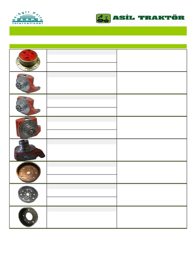 ZF Catalogue | PDF | Gear | Manufactured Goods