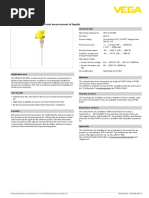 VEGA VEGABAR 14 Process Pressure Transmitter | PDF
