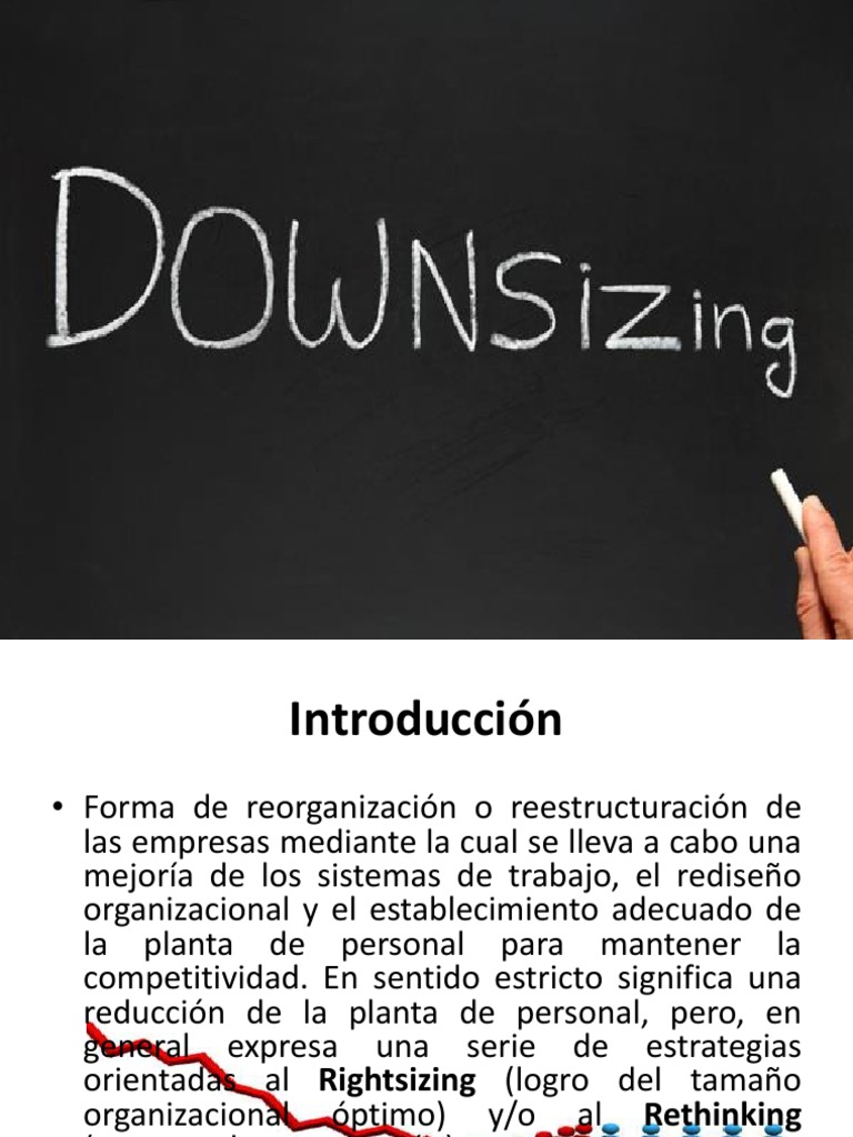 Downsizing: Estrategias y Efectos | PDF | Business | Economias