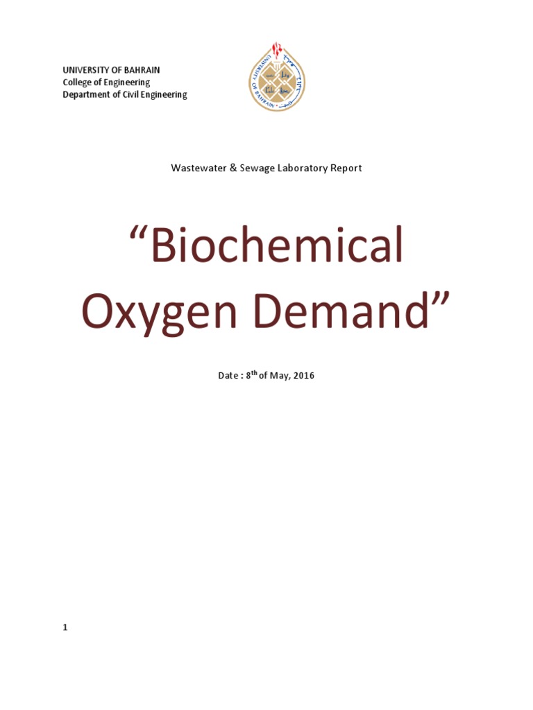 Biochemical Oxygen Demand | PDF | Water Pollution | Environmental ...