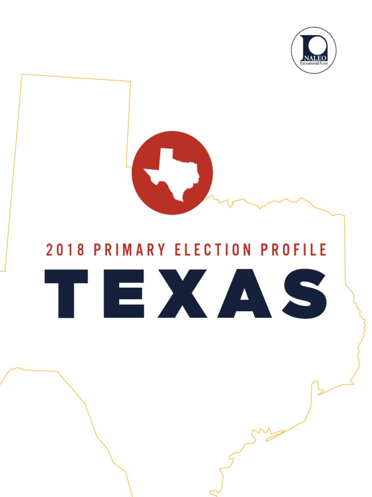 Texas 2018 Primary Election Overview | PDF | Hispanic And Latino ...