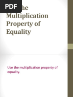 Properties of Equality Worksheet PDF | PDF | Multiplication | Equations