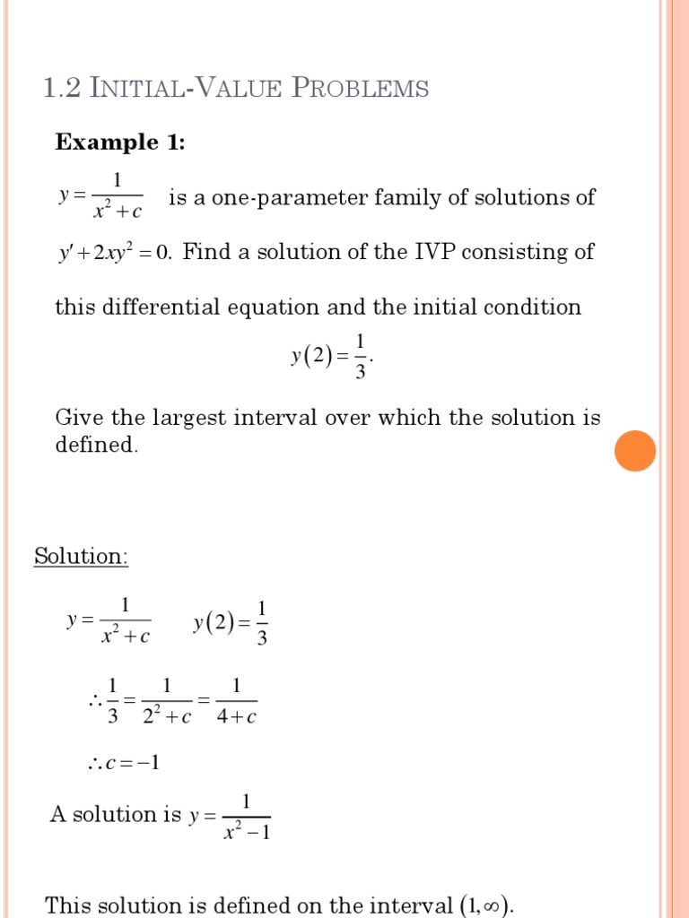 1.2 Initial-Value Problems - 20182019 | PDF | Theoretical Computer ...