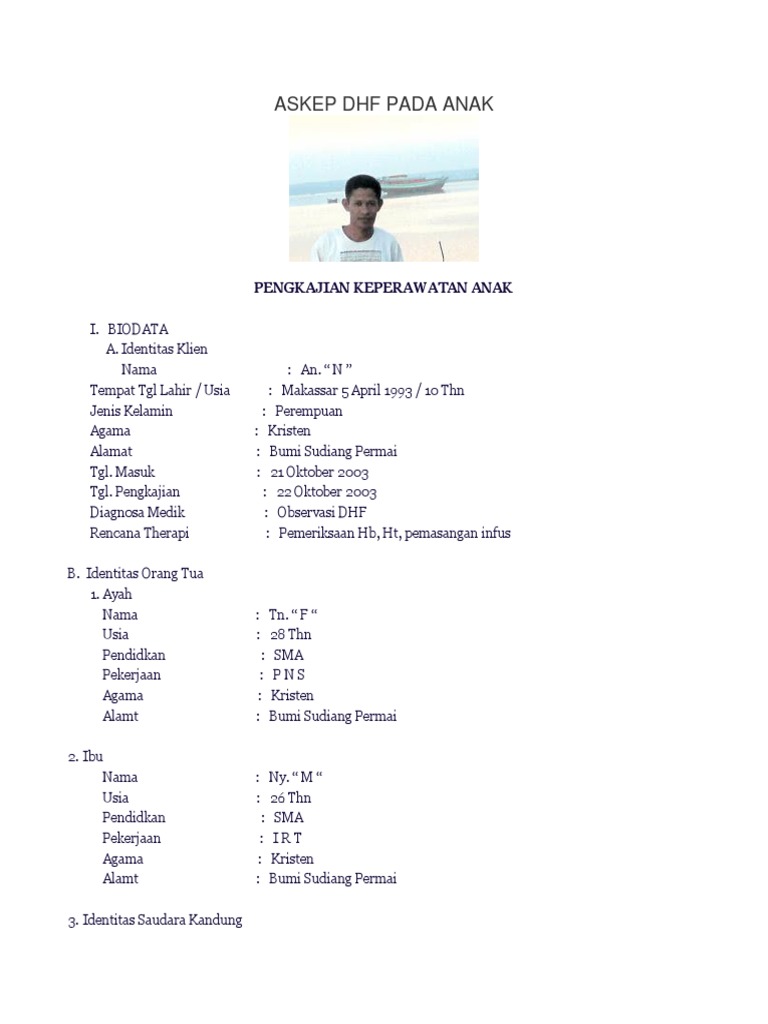 Askep DHF Pada Anak | PDF