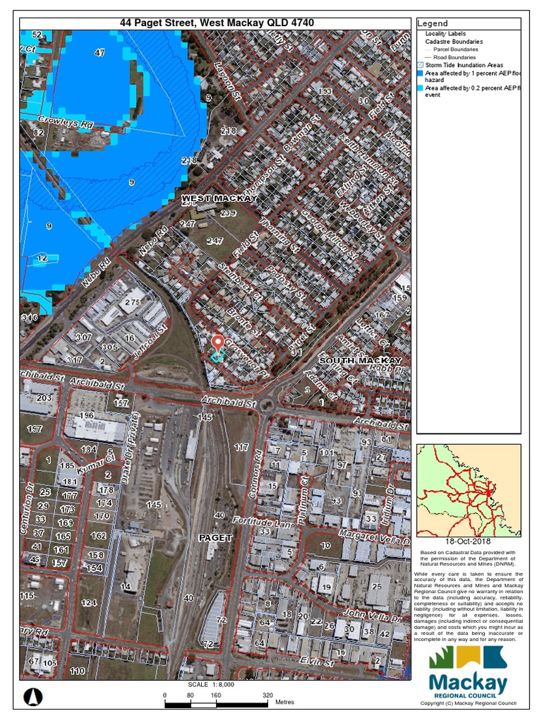 Flood Map - 44 Paget Street | PDF