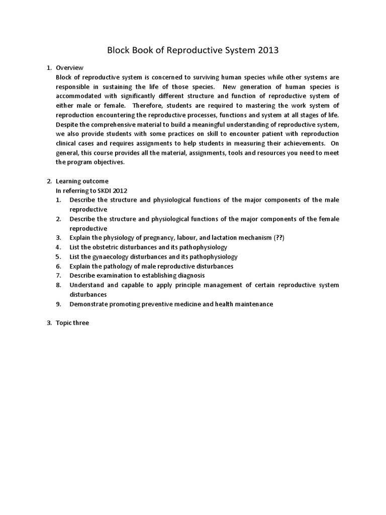 Block Book of Reproductive System 2013 | PDF | Obstetrics | Gynaecology