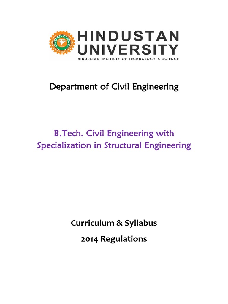 B.tech Civil Structural Engineering | PDF | Test (Assessment ...