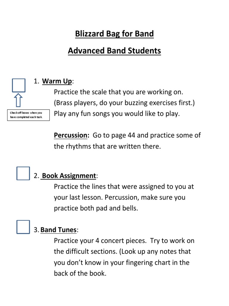 Blizzard Bag For Adv | PDF | Performing Arts | Entertainment (General)