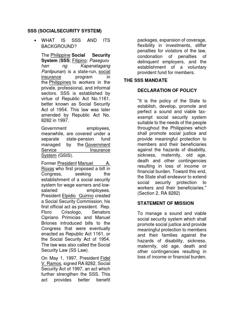 SSS and Termination of Employees | PDF | Business | Economies