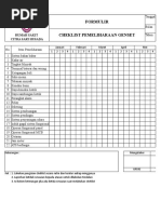 Form Ceklist Perawatan AC | PDF