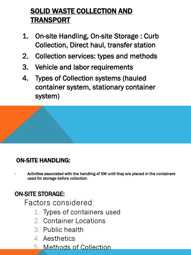 Optimizing Solid Waste Collection and Transport Systems: A Guide to ...