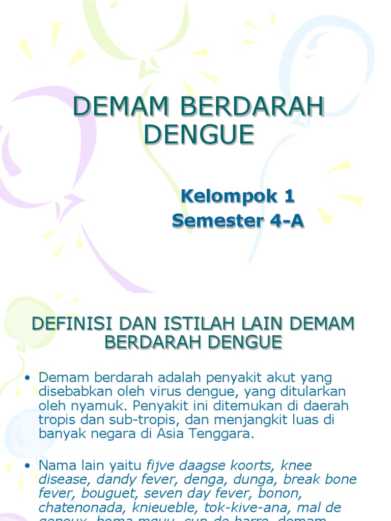 Panduan Lengkap Demam Berdarah Dengue | PDF