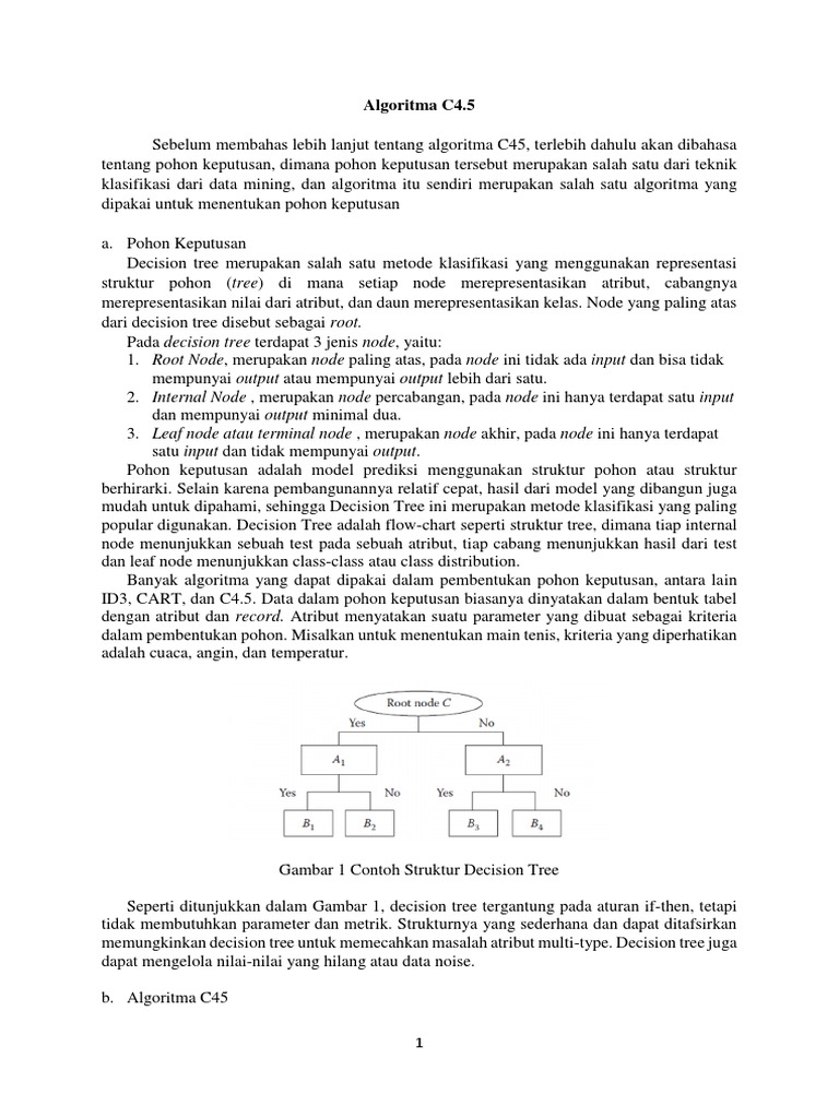 Algoritma C4.5 | PDF