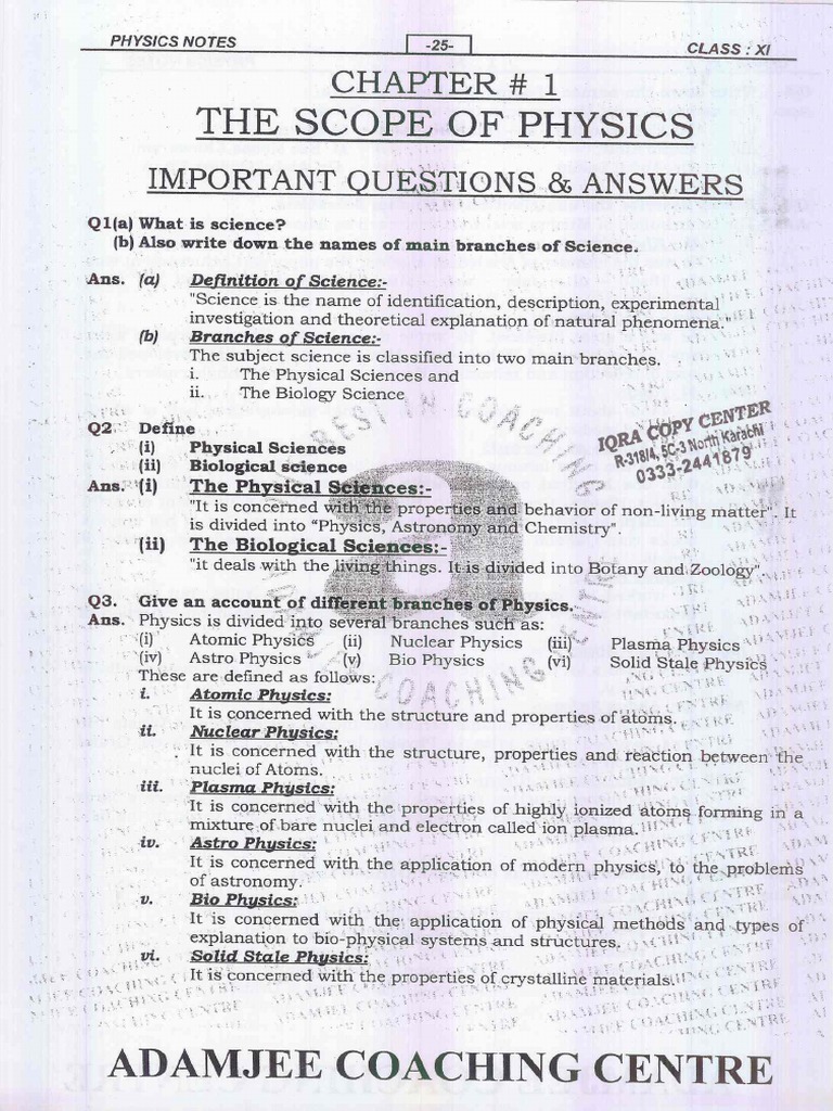 2 The Scope of Physics | PDF