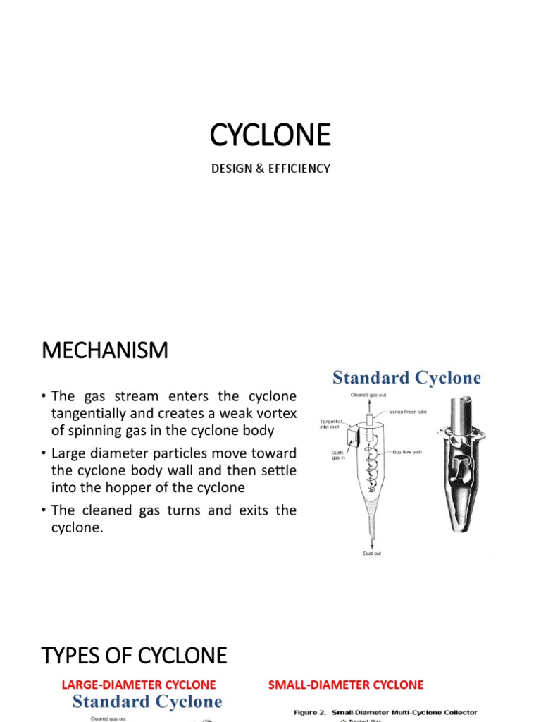 Cyclone: Design & Efficiency | PDF
