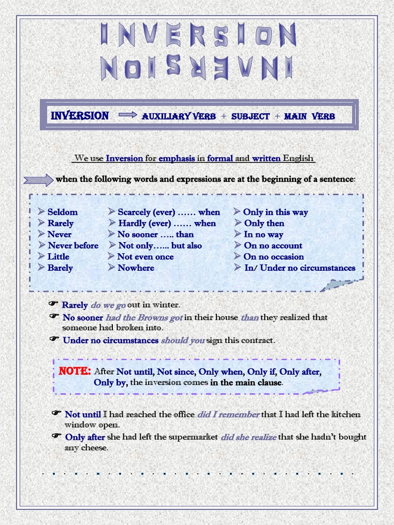 Inversion | PDF | Morphology | Onomastics