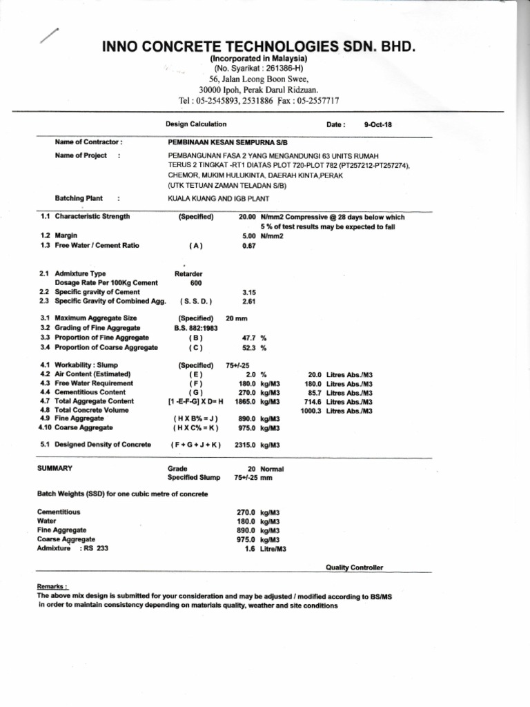 Design Mix | PDF | Concrete | Composite Material