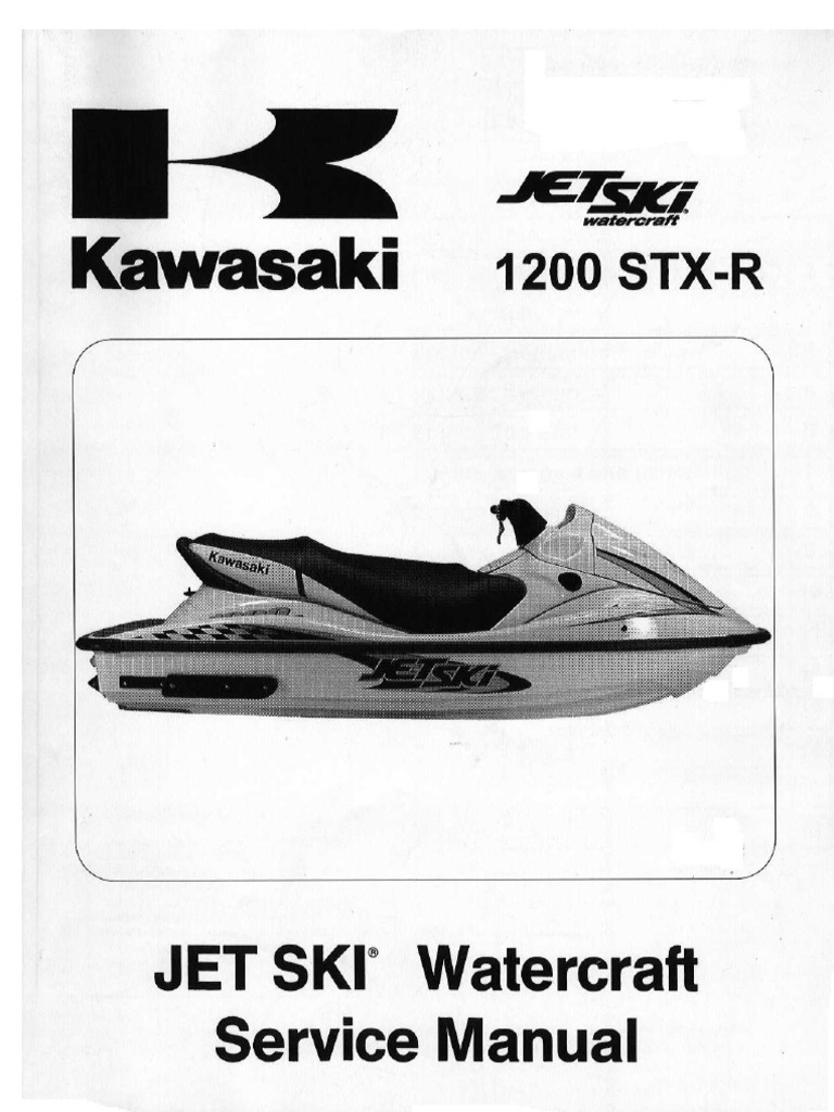 Kawasaki 1200 STX-R Service Manual PDF | PDF | Throttle | Carburetor