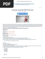 Tutorial Install Autocad 2018 | PDF | Komputer