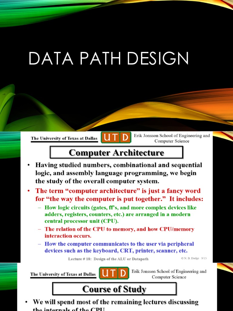 Data Path Design | PDF