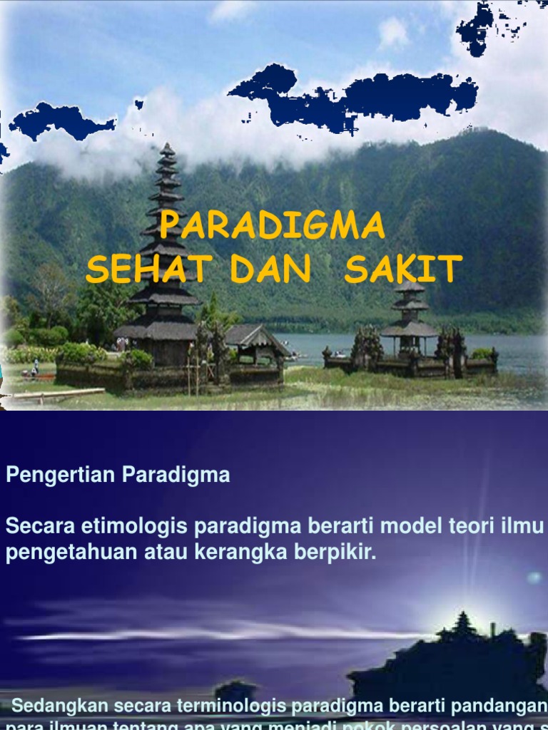 Paradigma Sehat Sakit | PDF