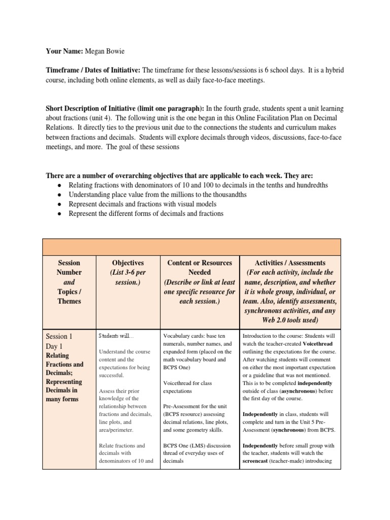 Relating Fractions and Decimals Representing Decimals in Many Forms ...
