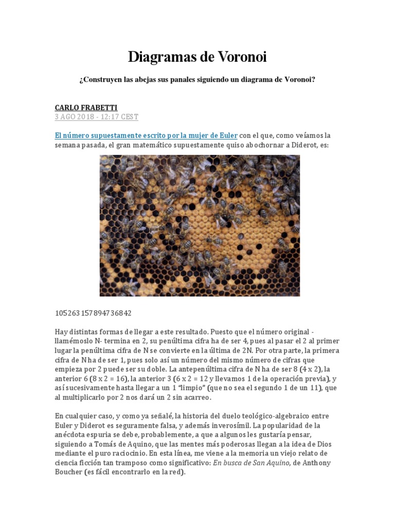 Diagramas de Voronoi | PDF | Science | Enseñanza de matemática