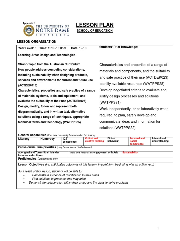Hass Lesson Plans | PDF | Competence (Human Resources) | Design