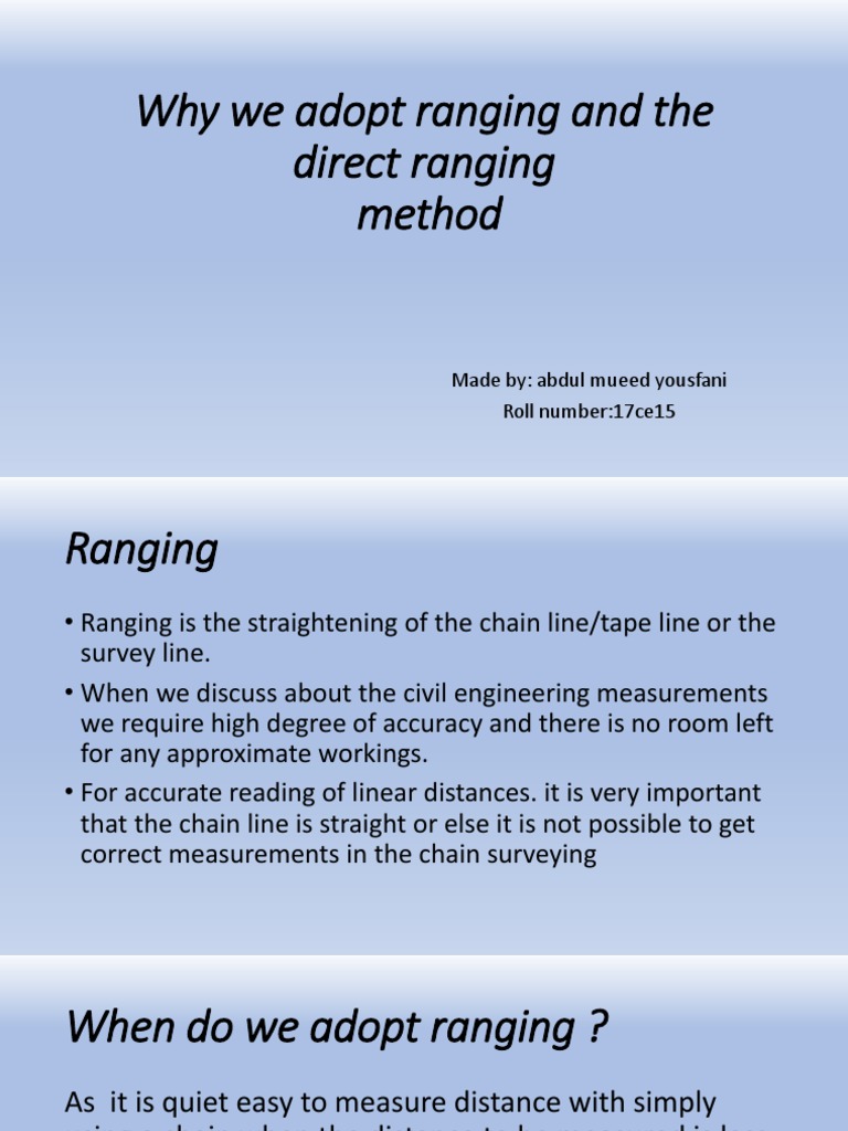 Direct Ranging Method: A Concise Explanation of How Direct Ranging ...