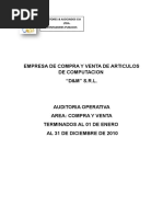 Informe de Auditoria de La Empresa Alicorp | PDF | Auditoría | Estado financiero