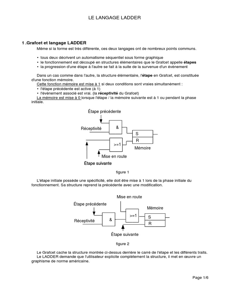 Ladder PDF | PDF | Automate programmable industriel | Relais ...