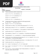 Unit 1 Number and Calculation Checkpoint Revision Worksheet 1 | PDF ...