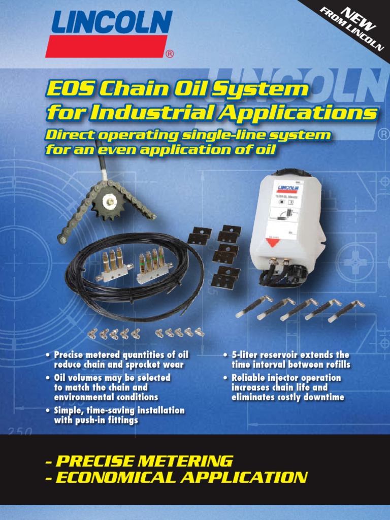 EOS Chain Oil System For Industrial Applications EOS Chain Oil System ...