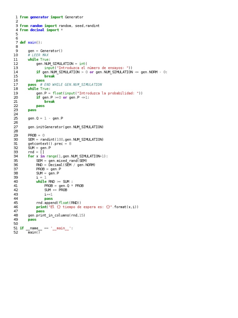 Generate Random Numbers and Calculate Waiting Times | PDF | Teaching ...